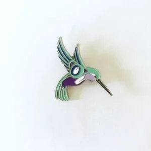 Wm Spears | Jewelry | Vintage Wm Spears Canada Enamel Hummingbird Bird ...